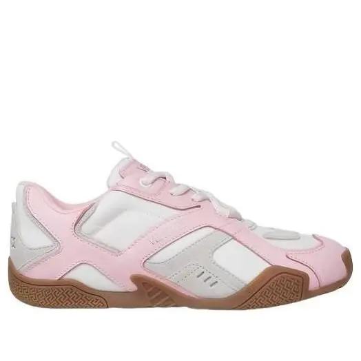 Versace Galaxia Leather Sneakers 'white Pink