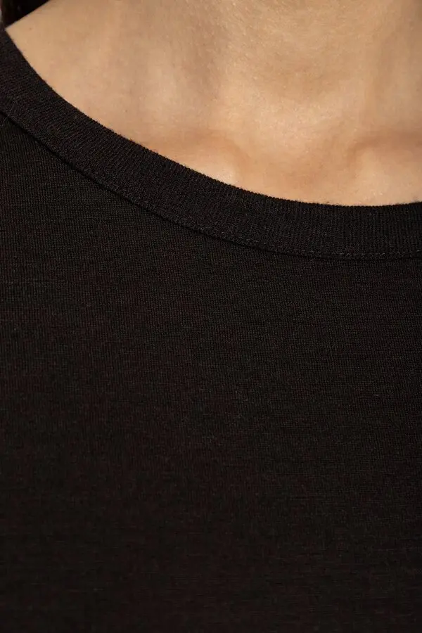 Studio Nicholson Malin' Wool Long Sleeve Top