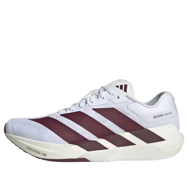 Adidas Adizero Dropset Pro Sneakers - Cloud White/maroon/cloud White