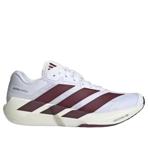 Adidas Adizero Dropset Pro Sneakers - Cloud White/maroon/cloud White