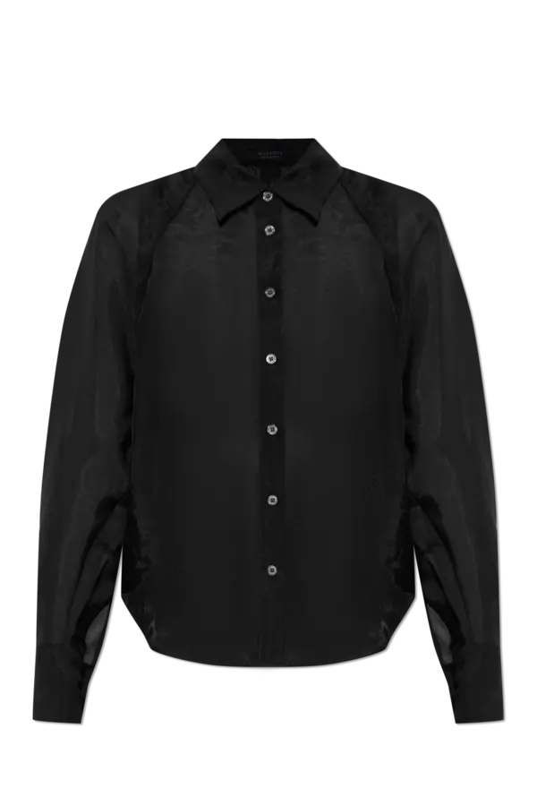 ALLSAINTS Cory Sheer Long Sleeve Shirt
