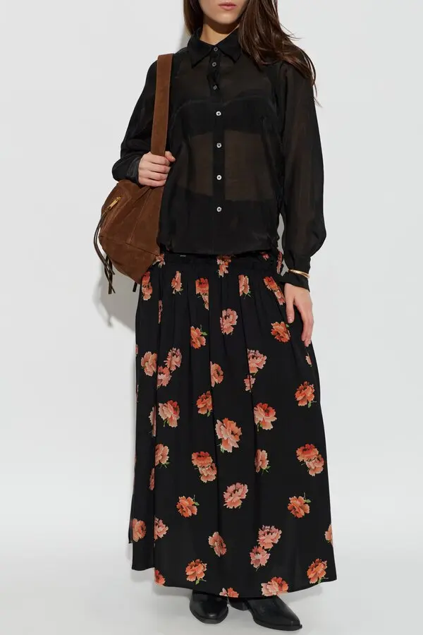 ALLSAINTS Cory Sheer Long Sleeve Shirt
