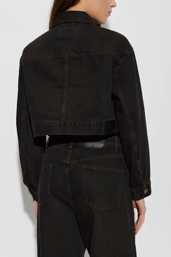 ALLSAINTS Blink Cropped Denim Jacket