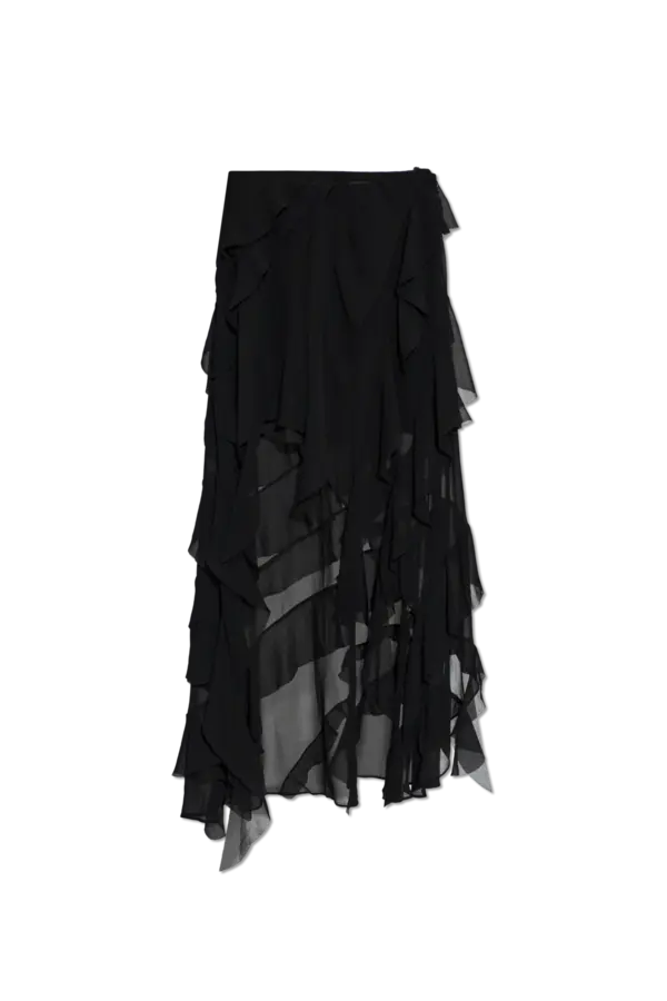 ALLSAINTS Melody Asymmetrical Ruffle Skirt