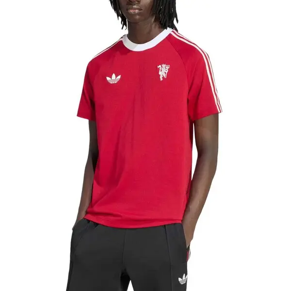 Adidas Manchester United Originals T-shirt Asia Sizing - Red