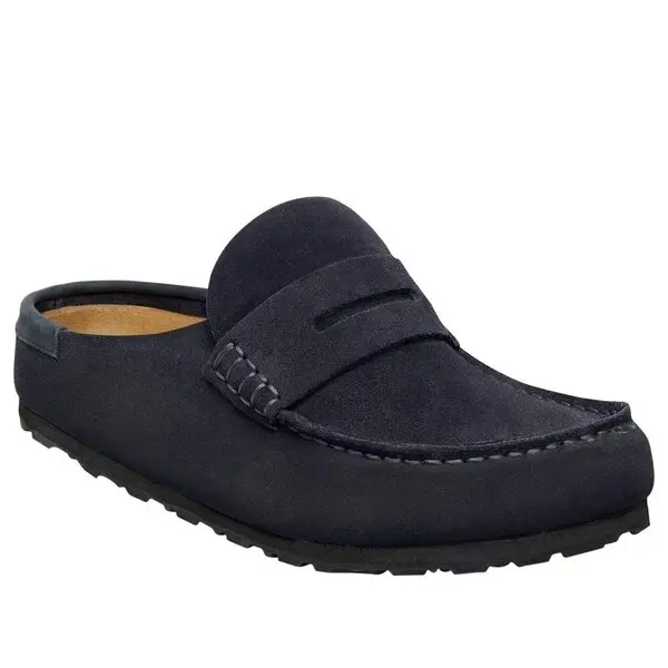 BIRKENSTOCK Naples Suede Nubuck Mules