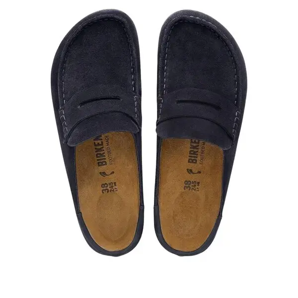 BIRKENSTOCK Naples Suede Nubuck Mules