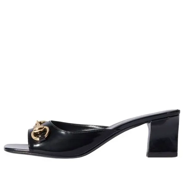 Gucci Horsebit Slide Sandals - Black
