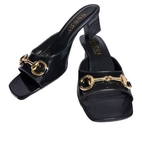 Gucci Horsebit Slide Sandals - Black