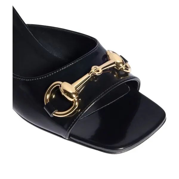 Gucci Horsebit Slide Sandals - Black