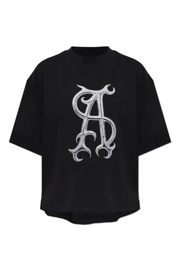 ALLSAINTS Reflex Amelie Organic Cotton T-shirt With "a" Print
