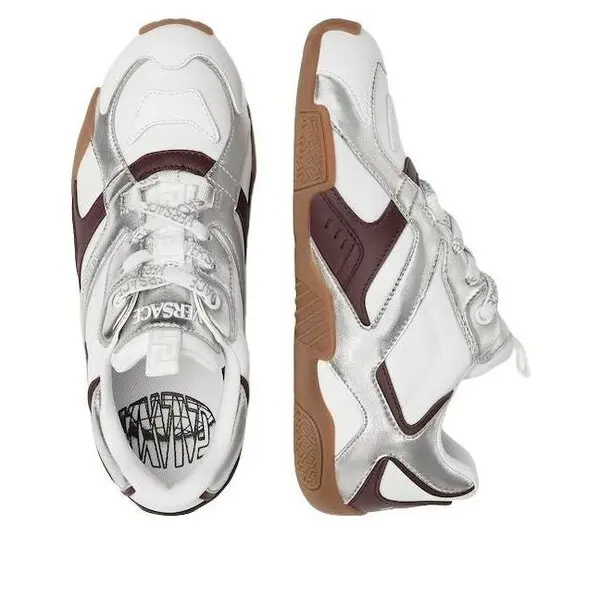 Versace Galaxia Sneakers 'white Silver