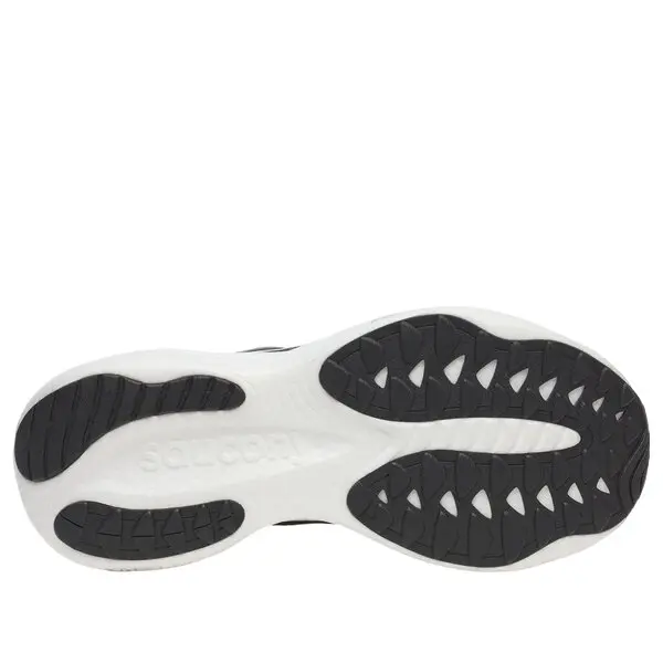 Saucony Ride 19 Wide Athletic Sneakers - Black/silver