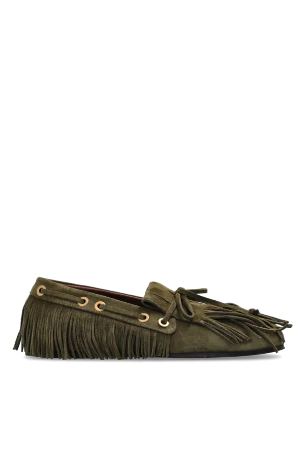 Etro Suede Leather Loafers