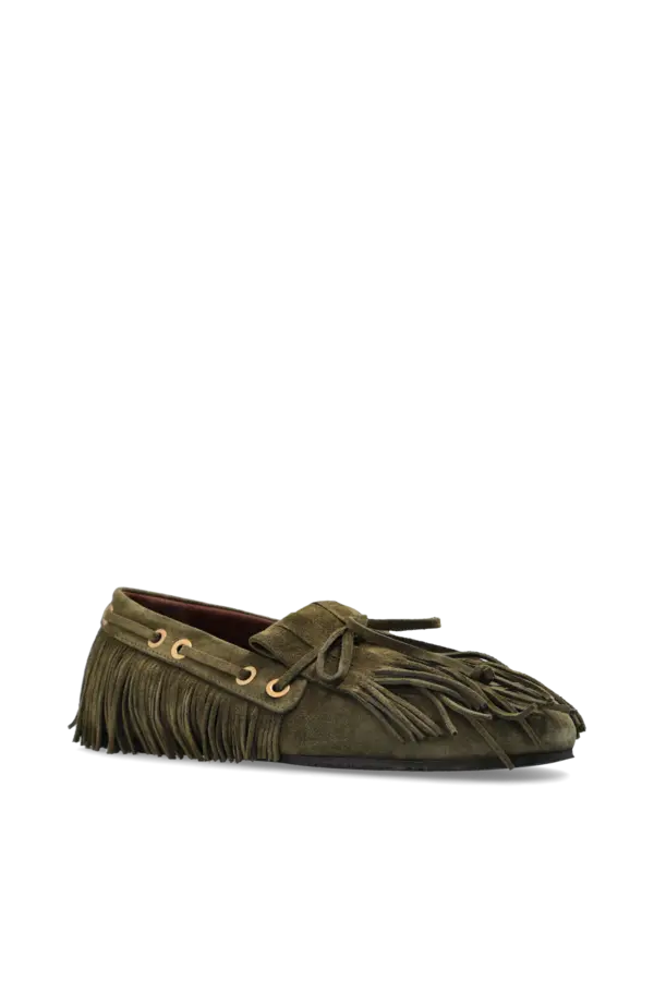 Etro Suede Leather Loafers