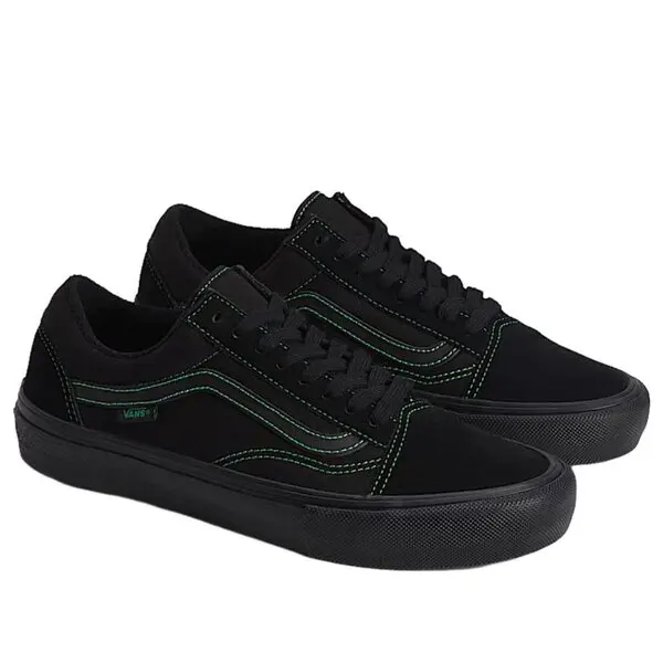 VANS Skate Old Skool Sneakers - Black/green