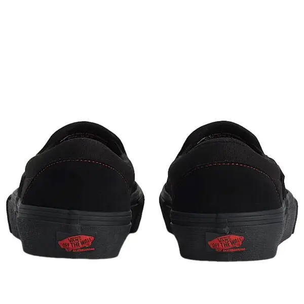 VANS Skate Slip-on Sneakers - Black/red
