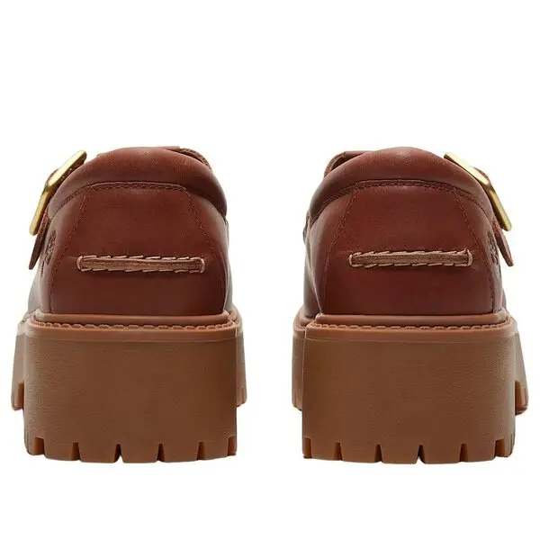 Timberland Stone Street Platform Buckle Shoe - Rust Full-grain