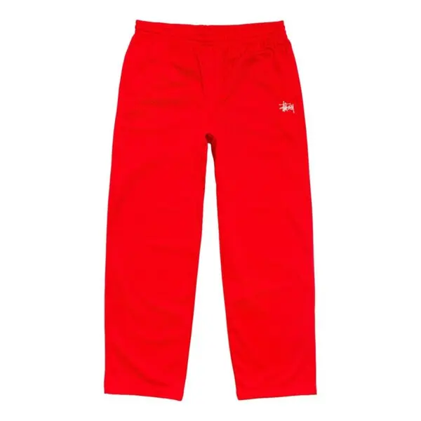 StÜssy Mesh Track Pant - Red