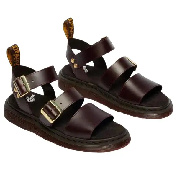 Dr. Martens Gryphon Atlas Leather Gladiator Sandals - Charro