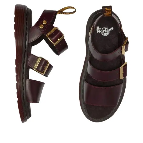 Dr. Martens Gryphon Atlas Leather Gladiator Sandals - Charro