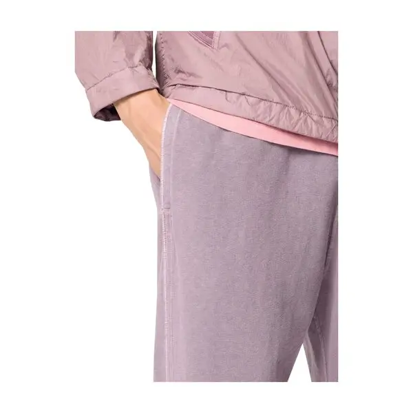 Stone Island 6200012 Malfile Fleece Old Effect Sweatpants - Purple Gray