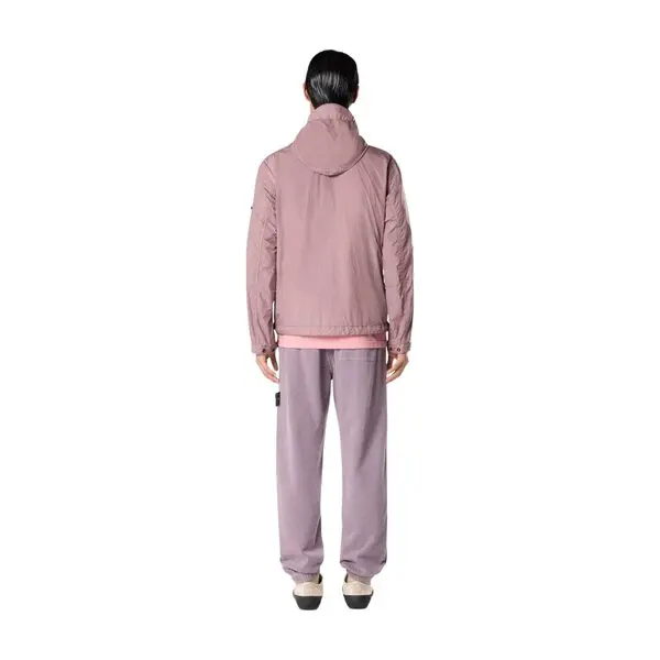 Stone Island 6200012 Malfile Fleece Old Effect Sweatpants - Purple Gray