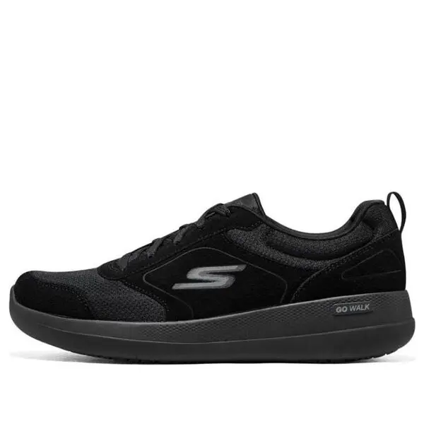 Sketchers Go Walk Stability Lace-up Sneakers - Black