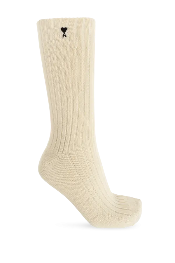 AMI Paris Three-pack Of Crew Socks
