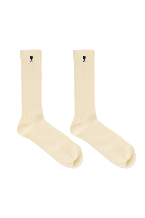 AMI Paris Three-pack Of Crew Socks