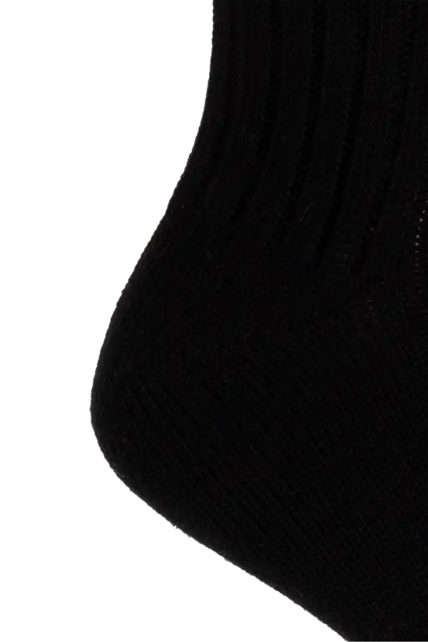 AMI Paris Three-pack Ribbed Crew Socks With Embroidered Heart Detail