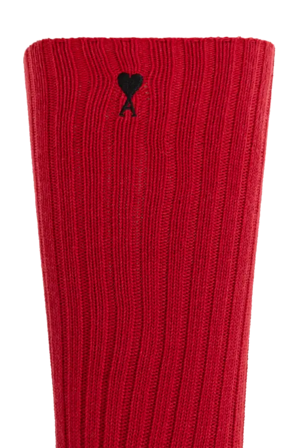 AMI Paris Logo Socks
