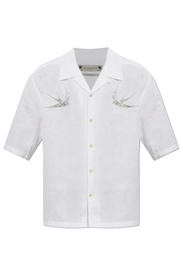 ALLSAINTS Linen Shirt ‘avia