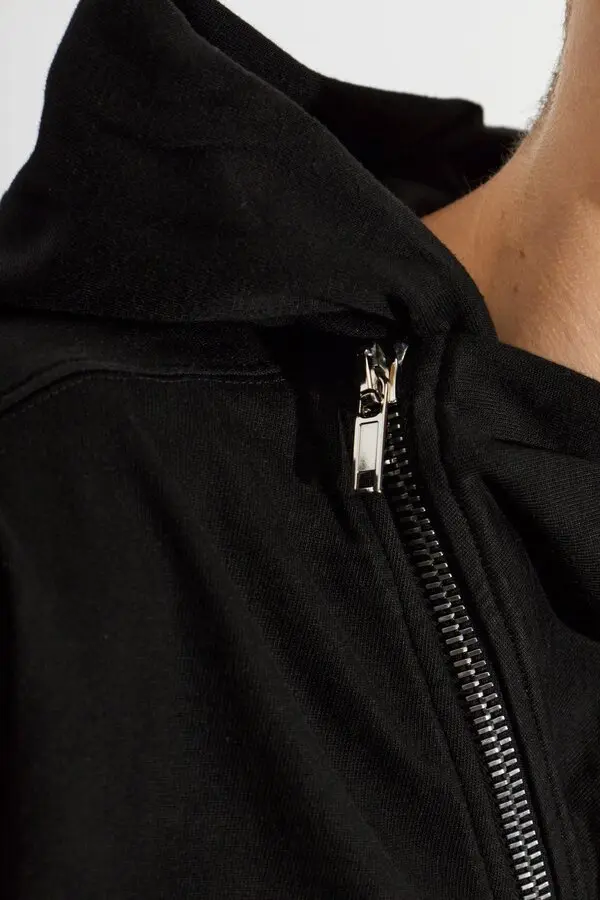 Rick Owens Asymmetrical Zip-up Hoodie