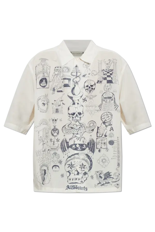 ALLSAINTS Shirt ‘ignis - Cream