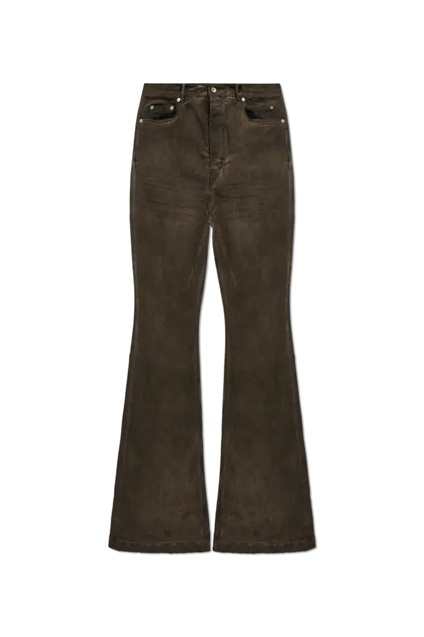 Rick Owens Vintage Effect Bootcut Jeans