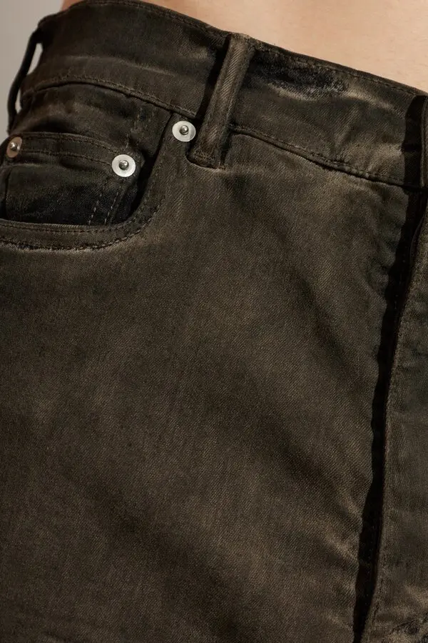 Rick Owens Vintage Effect Bootcut Jeans