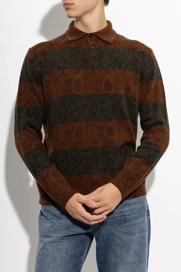 Etro Wool Polo Sweater