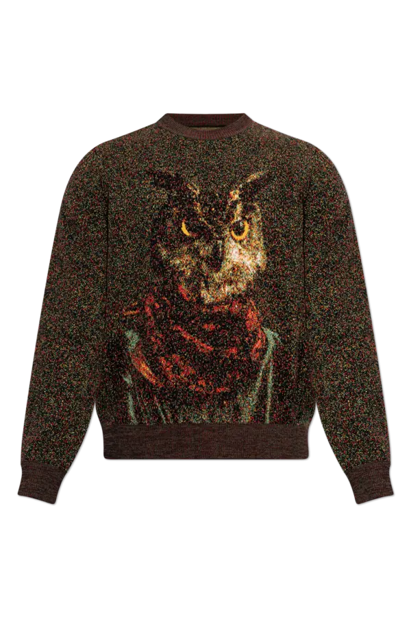 Etro Owl" Graphic Knit Sweater