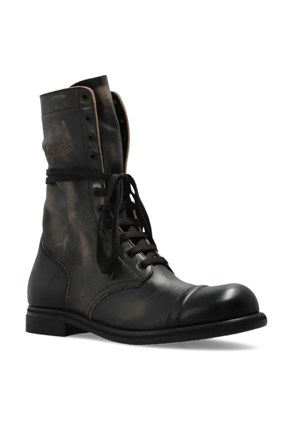 VIVIENNE WESTWOOD Parachute' Leather Lace-up Boots