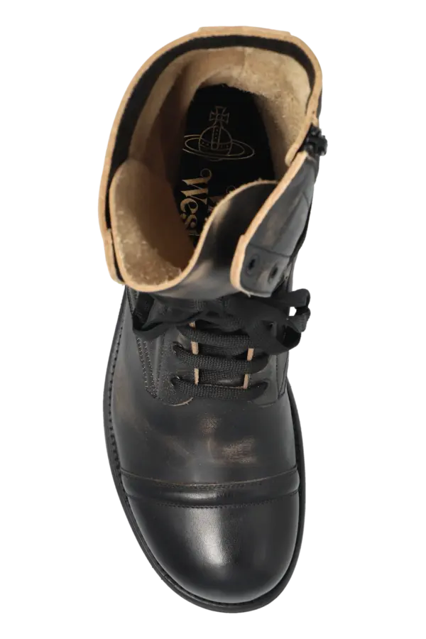 VIVIENNE WESTWOOD Parachute' Leather Lace-up Boots