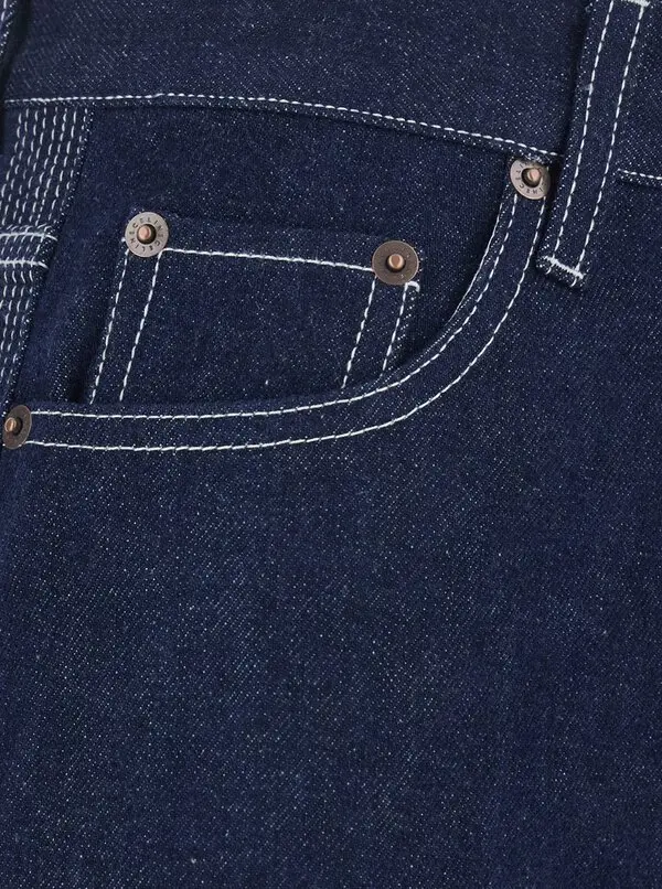 Celine Flare Jeans In Lightweight Cotton Denim