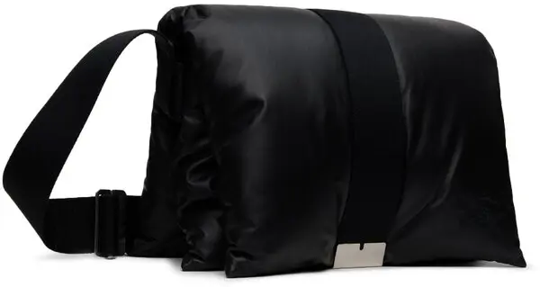 Burberry Pillow Foldover Messenger Bag - Black