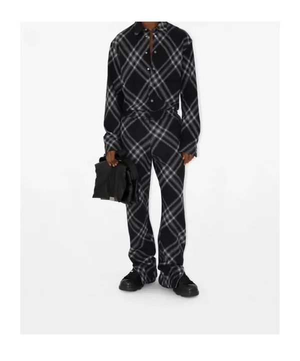 Burberry Pillow Foldover Messenger Bag - Black