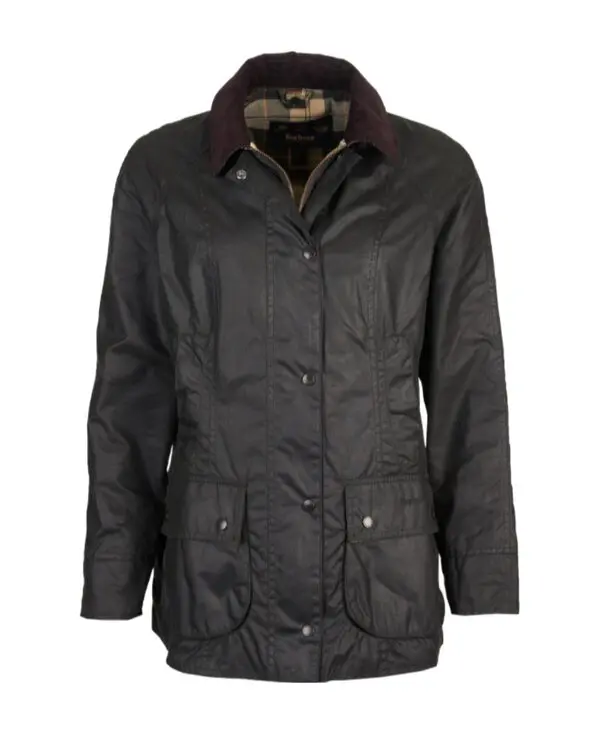 Barbour Lapel Long-sleeved Coat