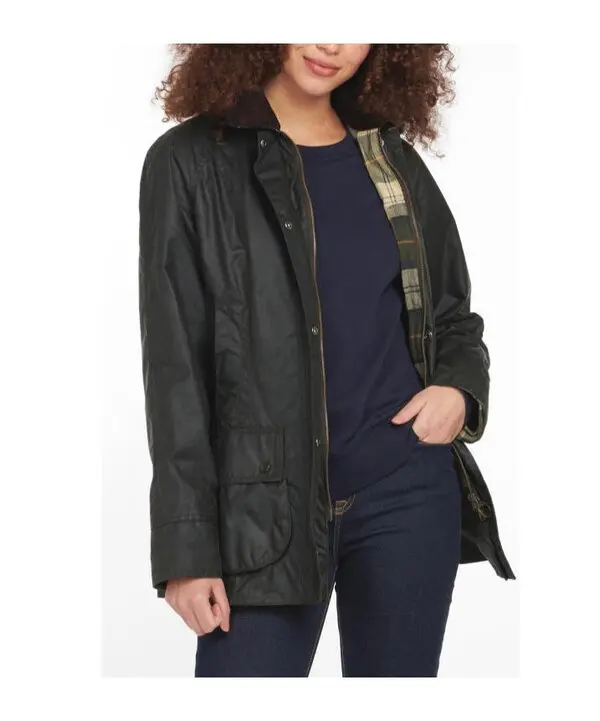 Barbour Waxed Cotton Long-sleeved Coat