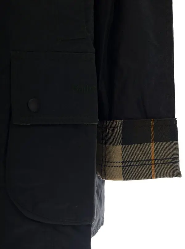 Barbour Waxed Cotton Long-sleeved Coat
