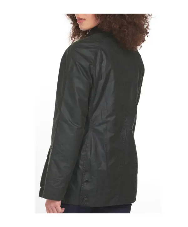 Barbour Waxed Cotton Long-sleeved Coat