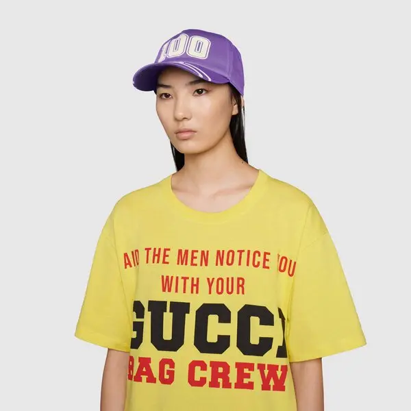 Gucci Logo Baseball Cap - Purple