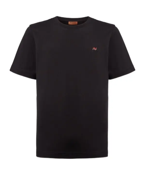 Missoni Logo Embroidered Crewneck T-shirt